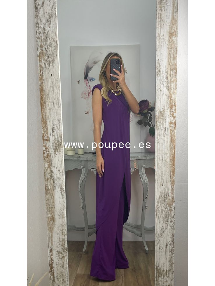 Conjunto Tina liso morado